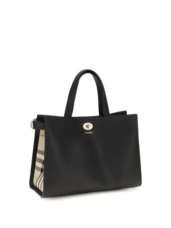 Burberry Small Cotswolds Check Tote Bag