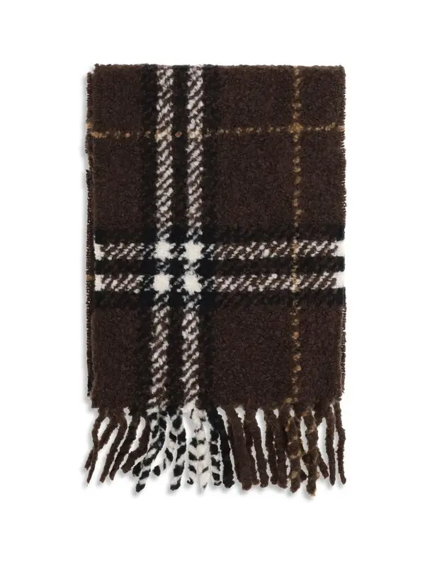 Burberry Alpaca And Wool-blend Scarf - Brown