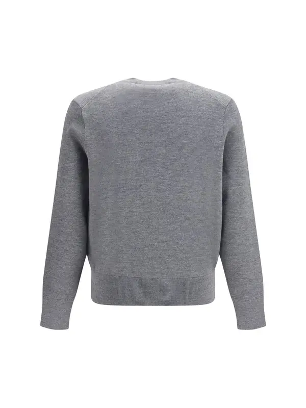 AMI Paris Pull Col Rond De Coeur