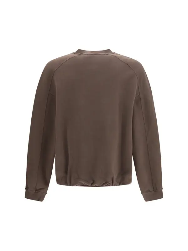 Jacquemus Le Sweatshirt Montaigne Crewneck Sweatshirt - Brown