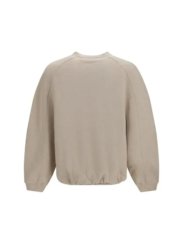 Jacquemus Le Sweatshirt Montaigne Crewneck Sweatshirt - Cream