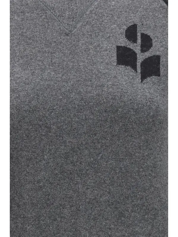 Isabel Marant Étoile Marant Loriby Logo Sweater - Gray