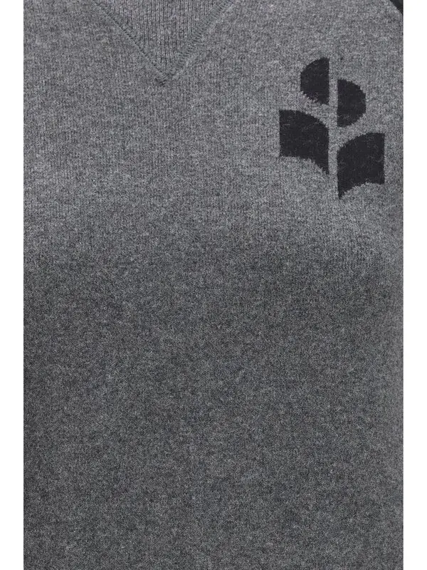 Isabel Marant Étoile Marant Loriby Logo Sweater - Gray