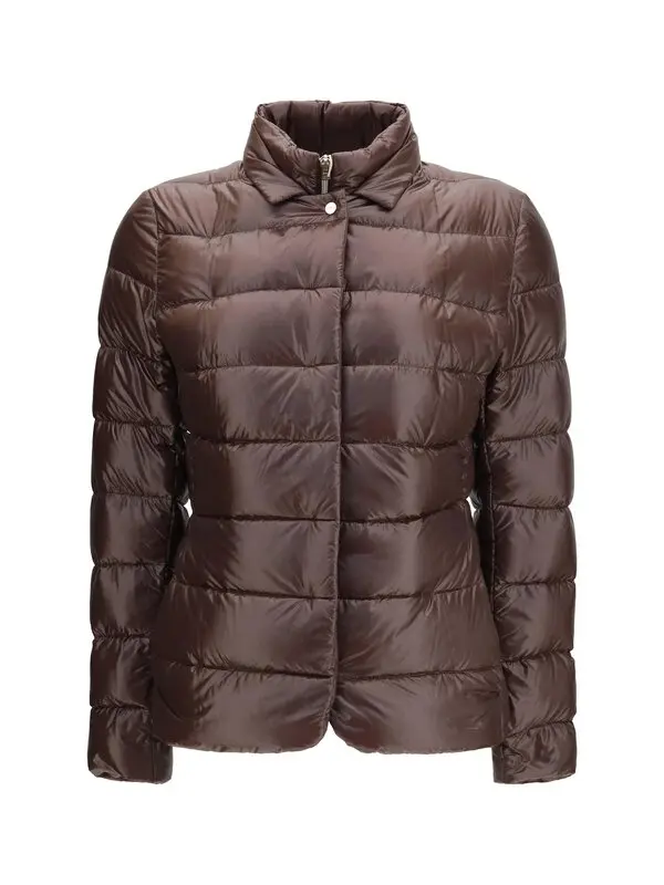 Herno High-neck Padded Jacket - Brown