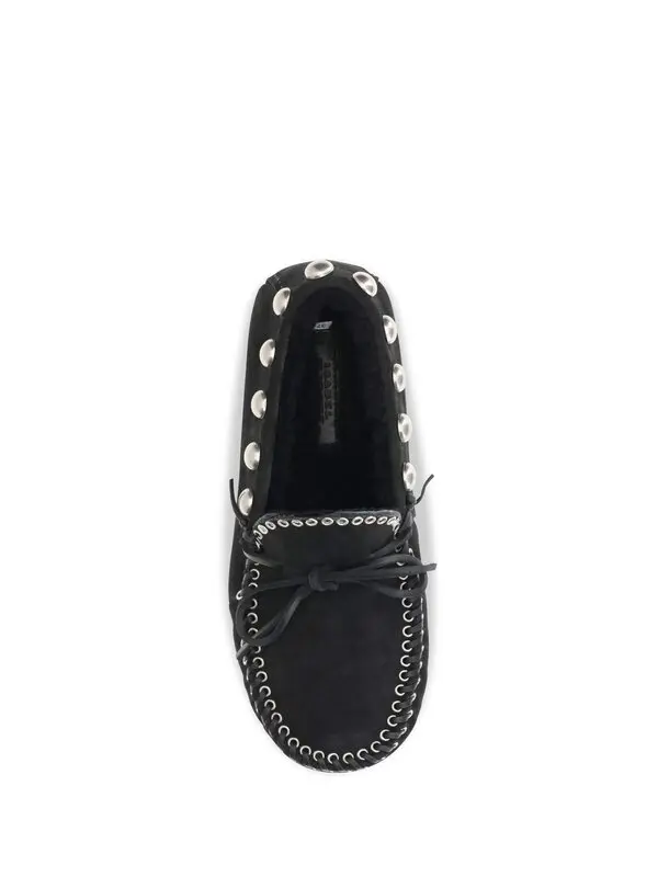 Isabel Marant Étoile Fitza Suede Loafers - Black