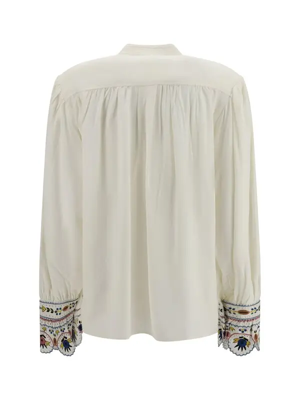 Isabel Marant Étoile Marant Monique Embroidered Top - White