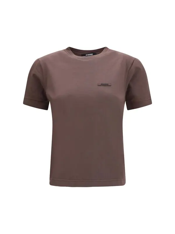 Jacquemus Logoed T-shirt - Brown