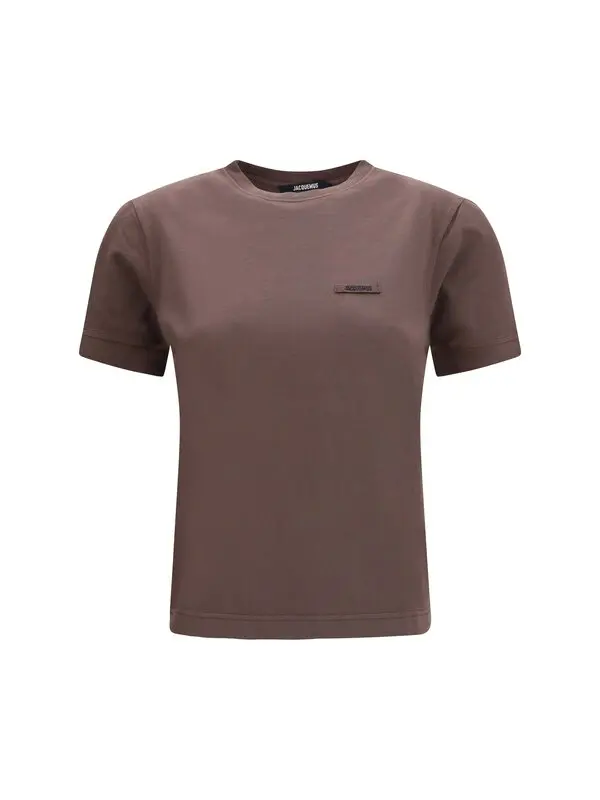 Jacquemus Logoed T-shirt - Brown
