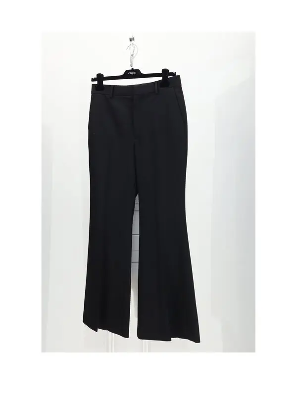 Celine Kick 3d Flare Trousers - Black
