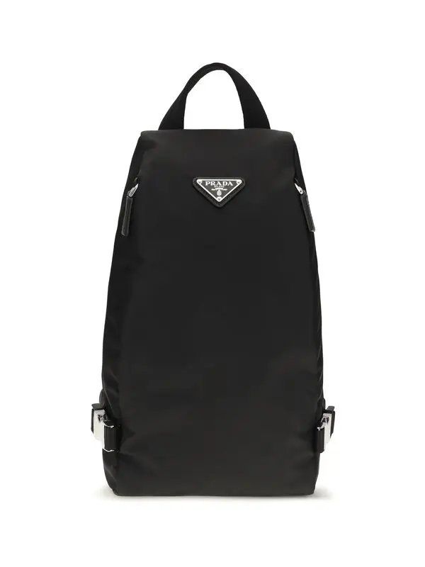Prada Triangle Logo Backpack