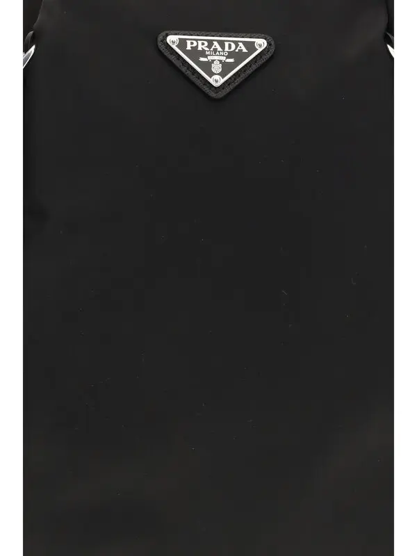 Prada Triangle Logo Backpack
