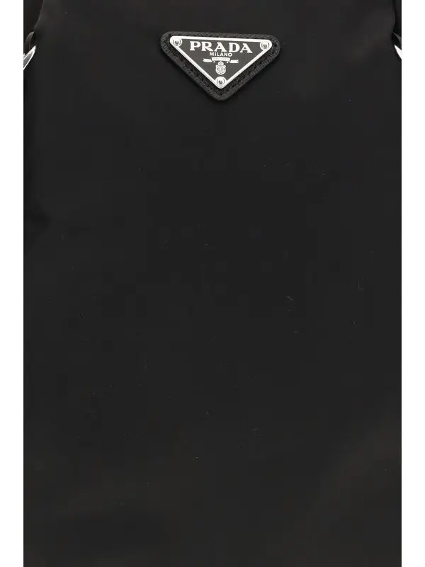Prada Triangle Logo Backpack
