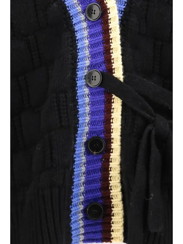 Dries Van Noten V-neck Wool And Cashmere Cardigan