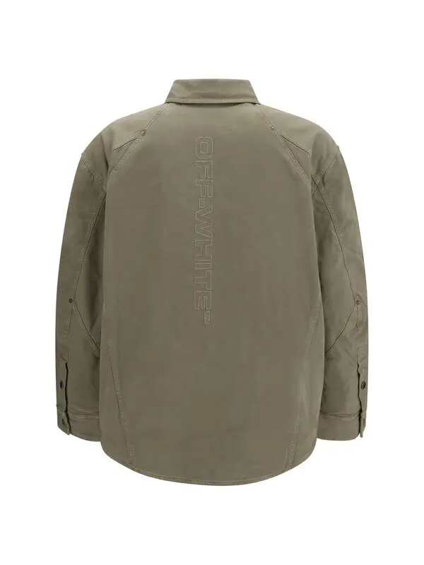 Off-White Racing Staff Cottvel Mil Sport Jacket - Green