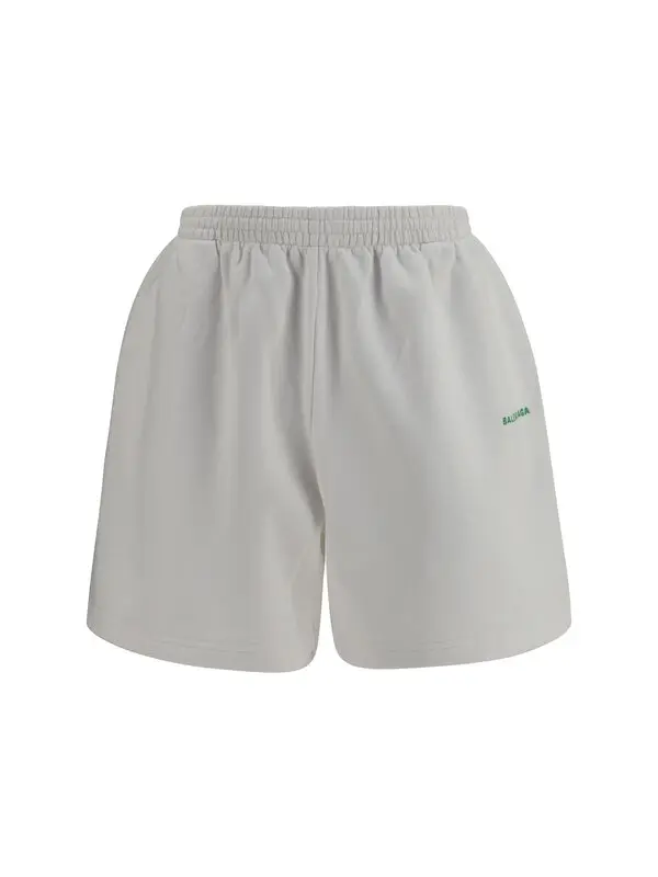 Balenciaga Bodies Cotton Shorts - White