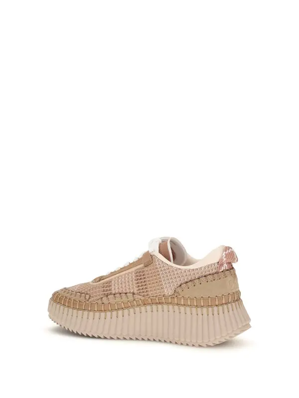Chloé Nama Sneakers - Cream