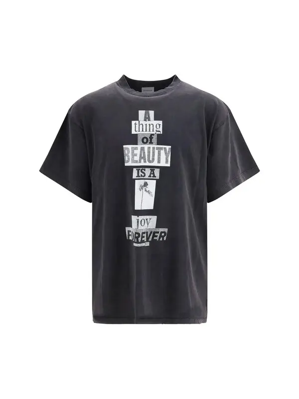 Balenciaga Gradient-print T-shirt - Gray