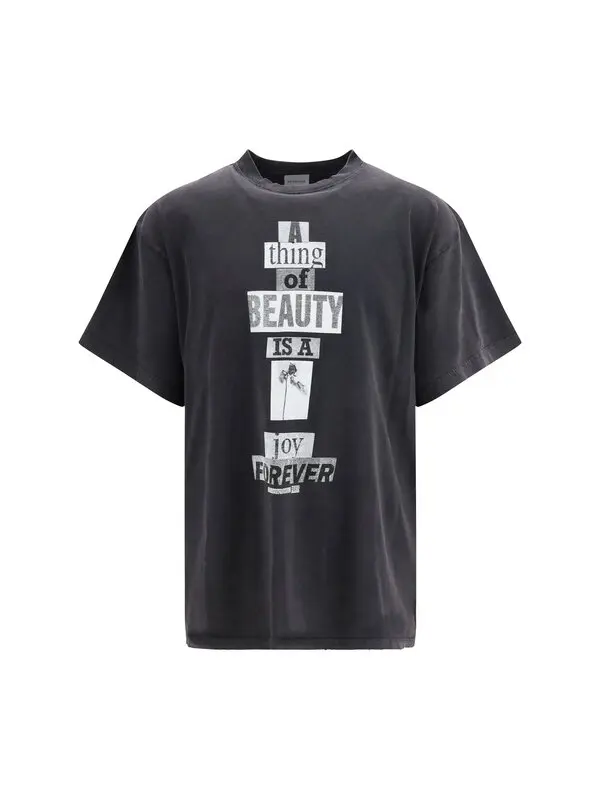Balenciaga Gradient-print T-shirt - Gray