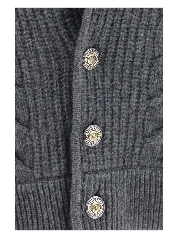Versace Knitted Button Cardigan
