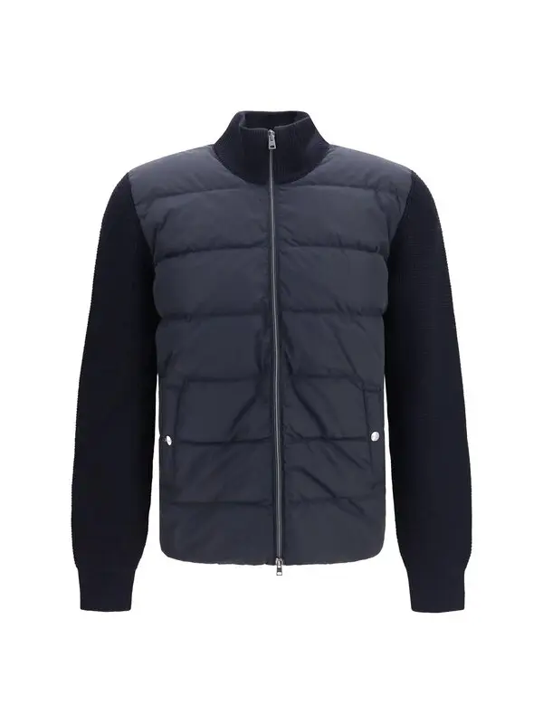 Herno Padded Cardigan - Blue