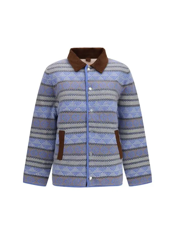 Guest In Residence Western Industry Geometric Jacket - Blue