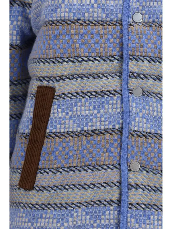 Guest In Residence Western Industry Geometric Jacket - Blue