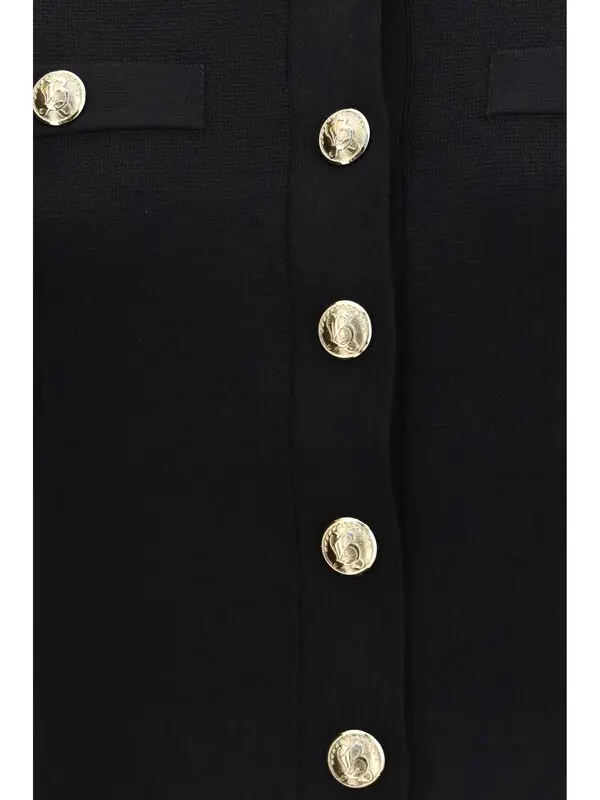 Balmain Round-neck Viscose Cardigan