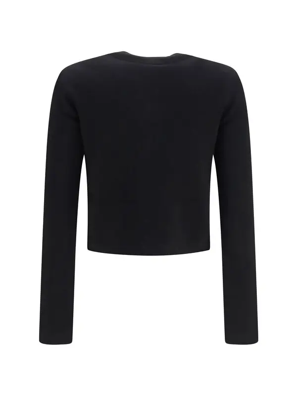 Balmain Round-neck Viscose Cardigan - Black