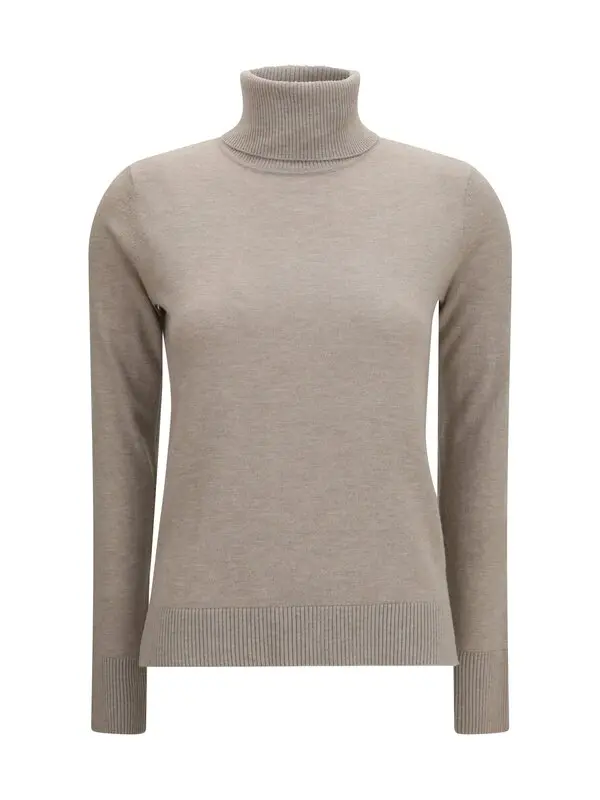 Max Mara S Allegra Wool Turtleneck Sweater - Cream