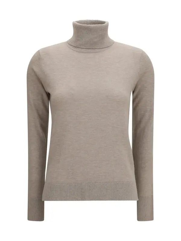 Max Mara S Allegra Wool Turtleneck Sweater - Cream