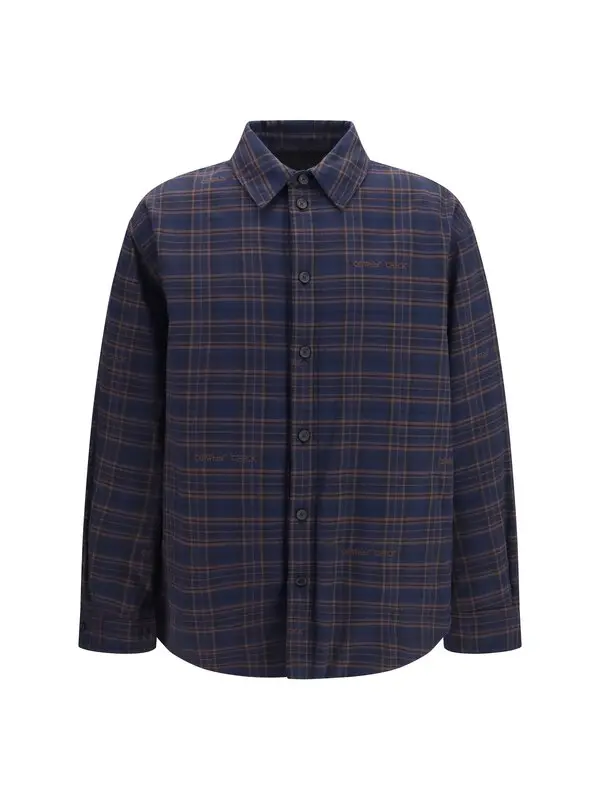 Off-White Oversized Padded Flannel Shirt