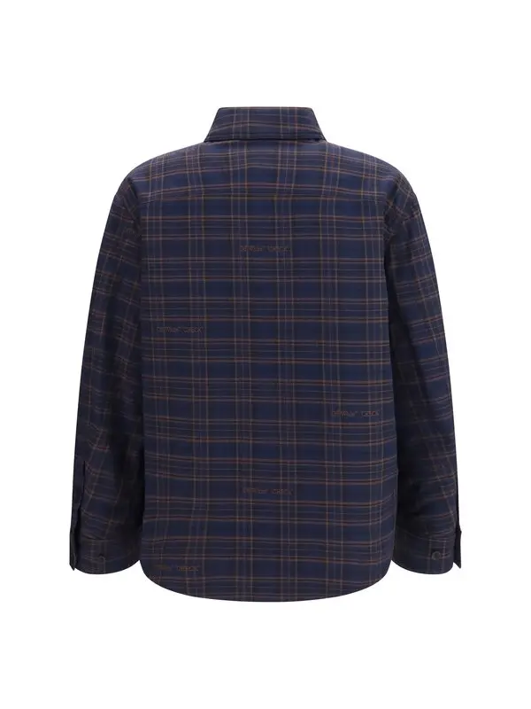 Off-White Oversized Padded Flannel Shirt