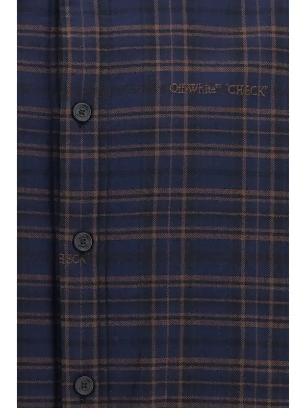 Off-White Oversized Padded Flannel Shirt