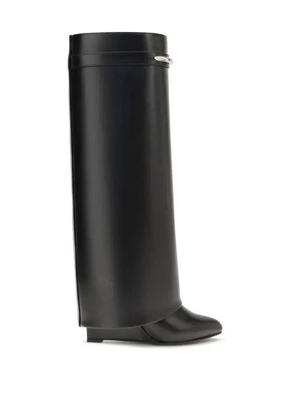 Givenchy Leather Shark Boots - Black