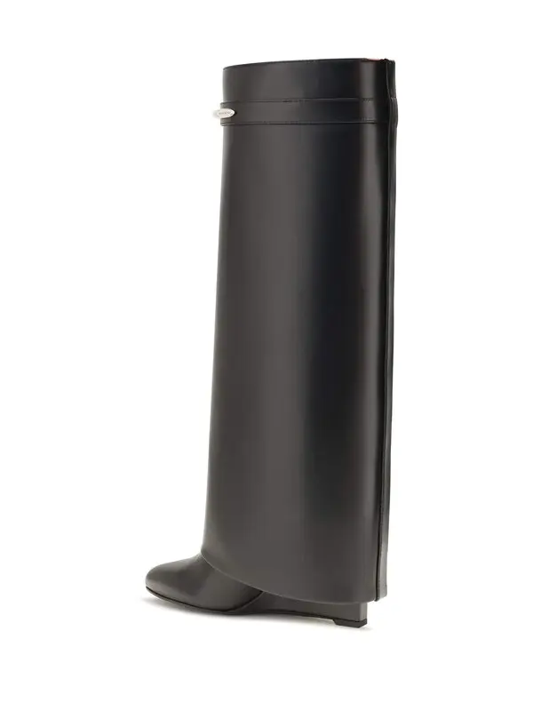 Givenchy Leather Shark Boots - Black