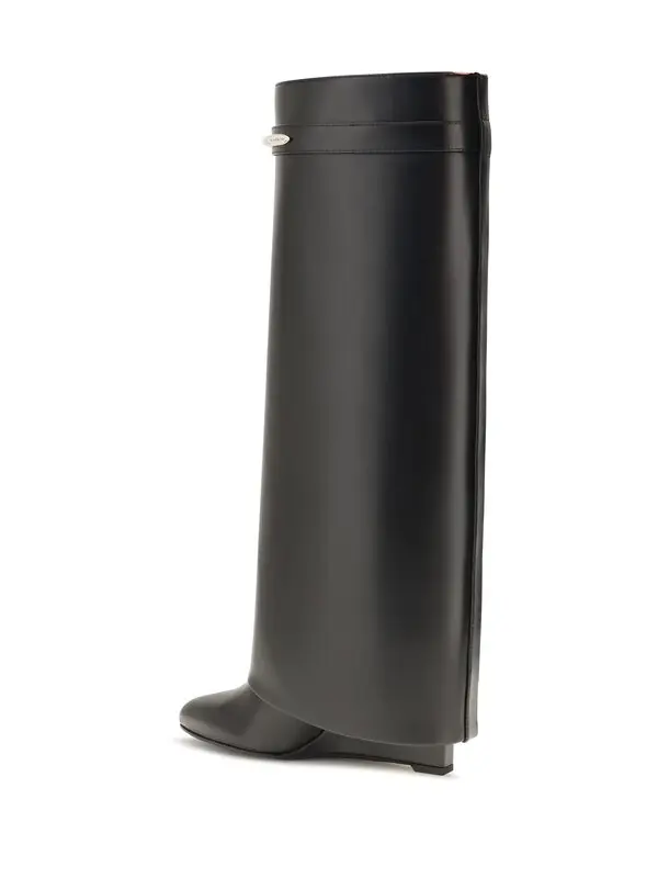 Givenchy Leather Shark Boots - Black
