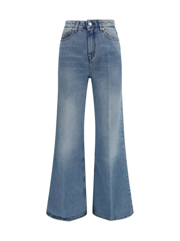 AMI Paris Flared Jeans - Blue