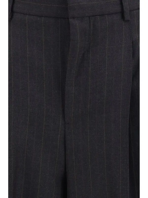 AMI Paris Wide-leg Tailored Pants