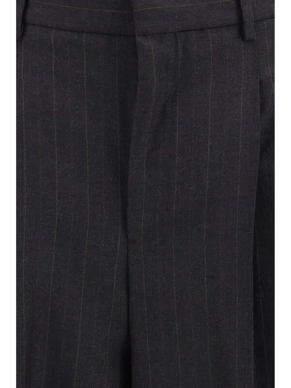 AMI Paris Wide-leg Tailored Pants