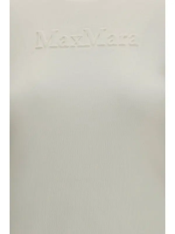 Max Mara Manto Long-sleeve Wool Sweater - White