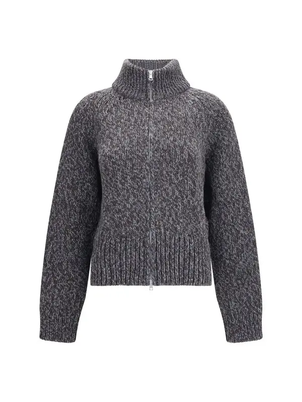 Our Legacy Merino Wool Zip Cardigan - Gray