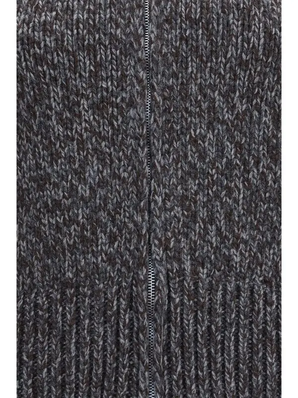 Our Legacy Merino Wool Zip Cardigan - Gray