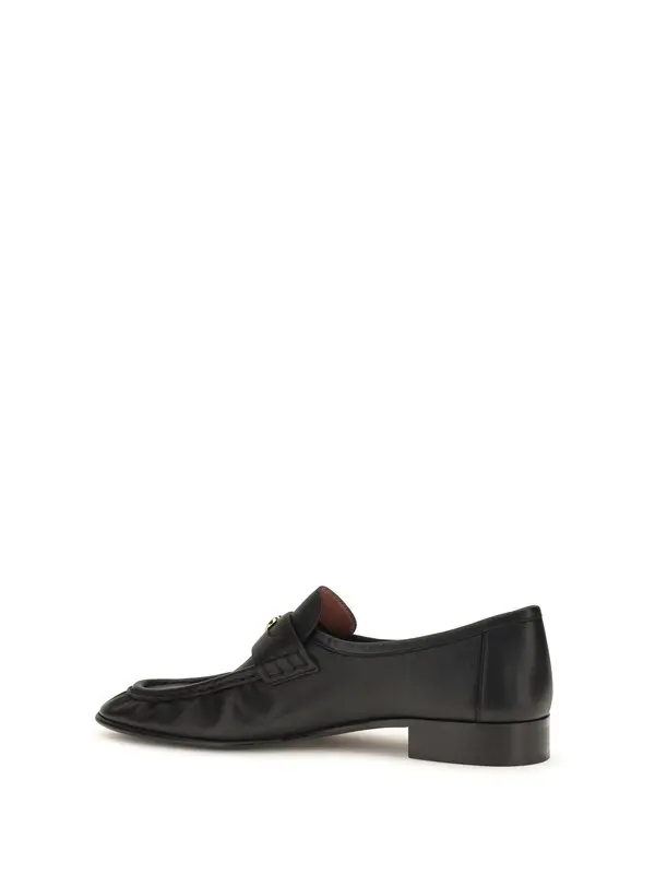 Chloé Letti Leather Loafers