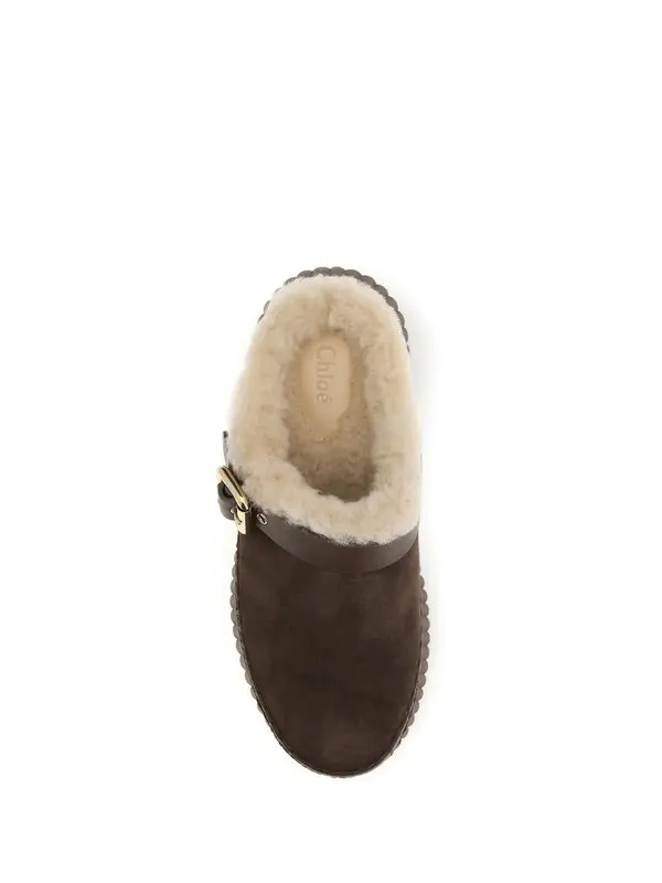 Chloé Nama Wedge Mules