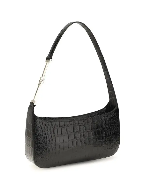 TOM FORD Small Crocodile-print Shoulder Bag - Black