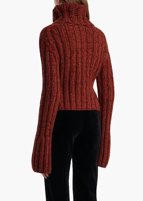 Khaite Kelly Sweater - Rust Multi
