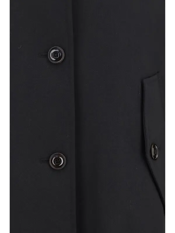 Our Legacy Tundra Coat In Virgin Wool - Black