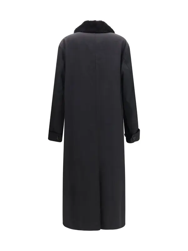 Our Legacy Tundra Coat In Virgin Wool - Black