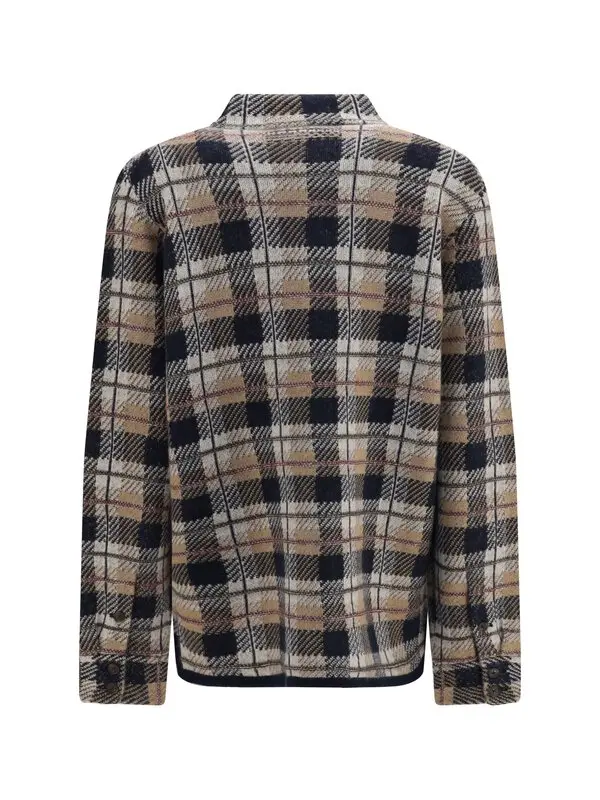 Guest In Residence Checked Cashmere Shirt