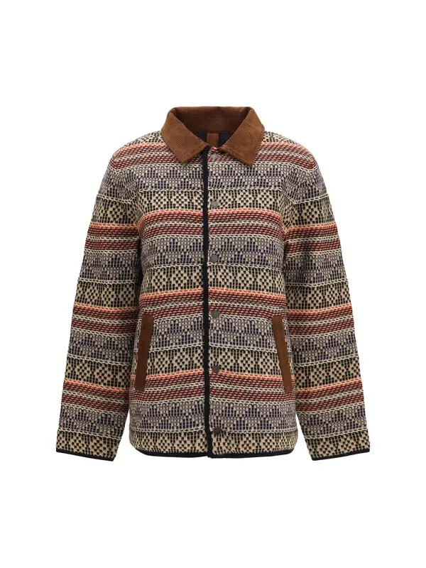 Guest In Residence Western Industry Geometric Jacket - Brown